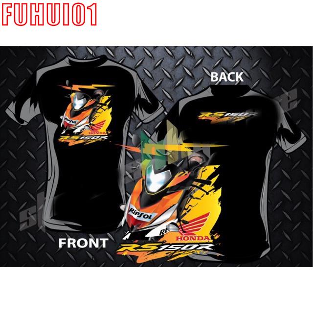 Baju HINDA REPSOL RS150 V2 Sublimation Tshirt / Baju Microfiber Jersi ...