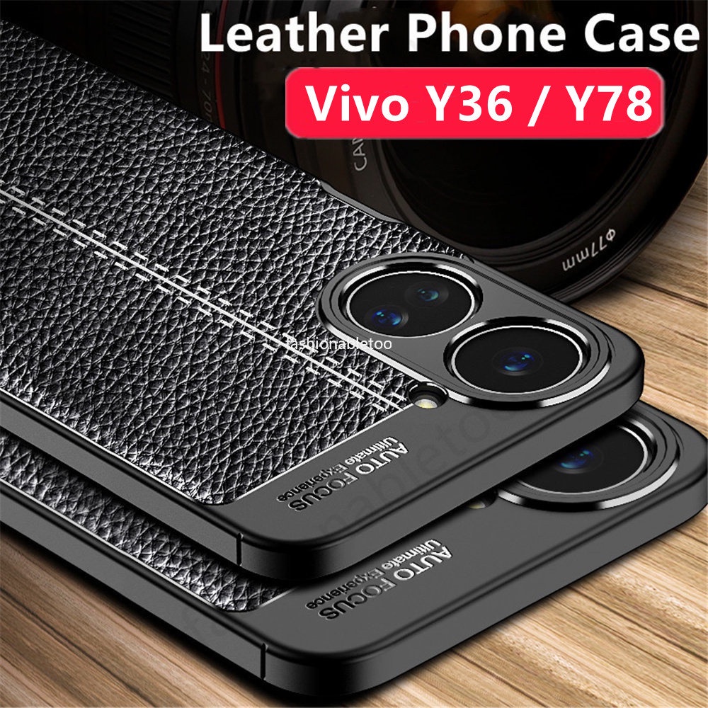 Luxury Leather Phone Case For Vivo Y36 Y02s Y16 Y22s Y35 Y56 Y78 Y 36 Y ...