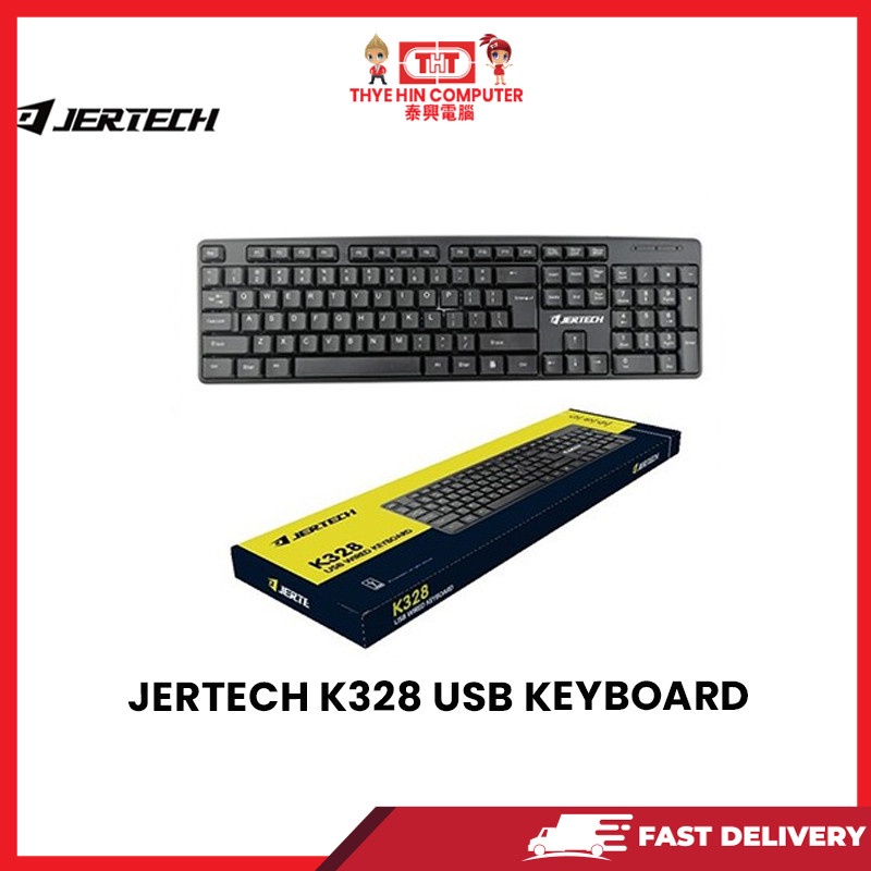 E13 JERTECH K328 USB KEYBOARD | Shopee Malaysia