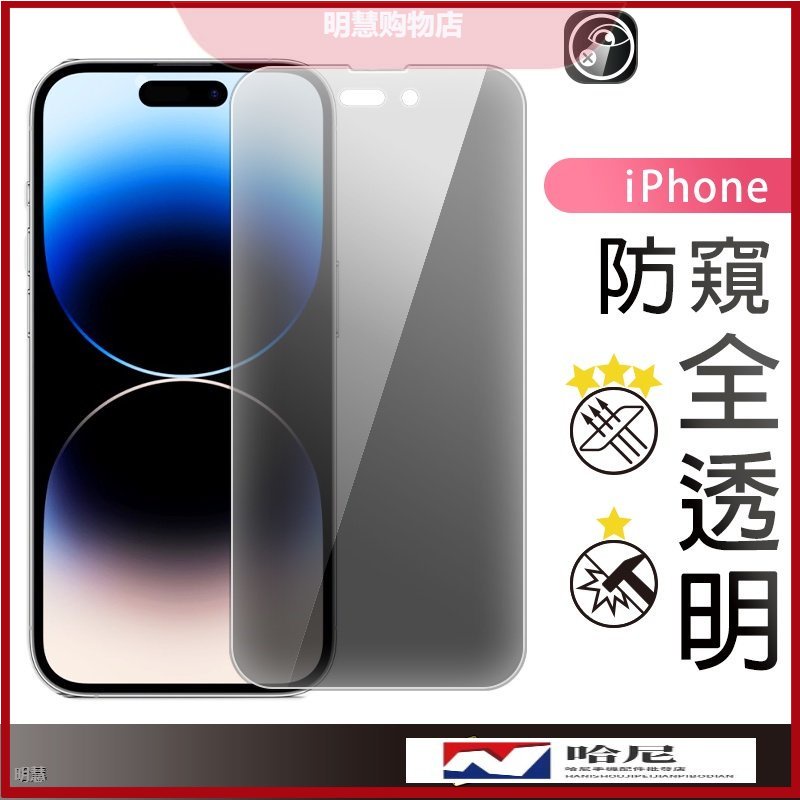 Anti-peeping Transparent Full Version Glass Sticker Anti-peeping ...