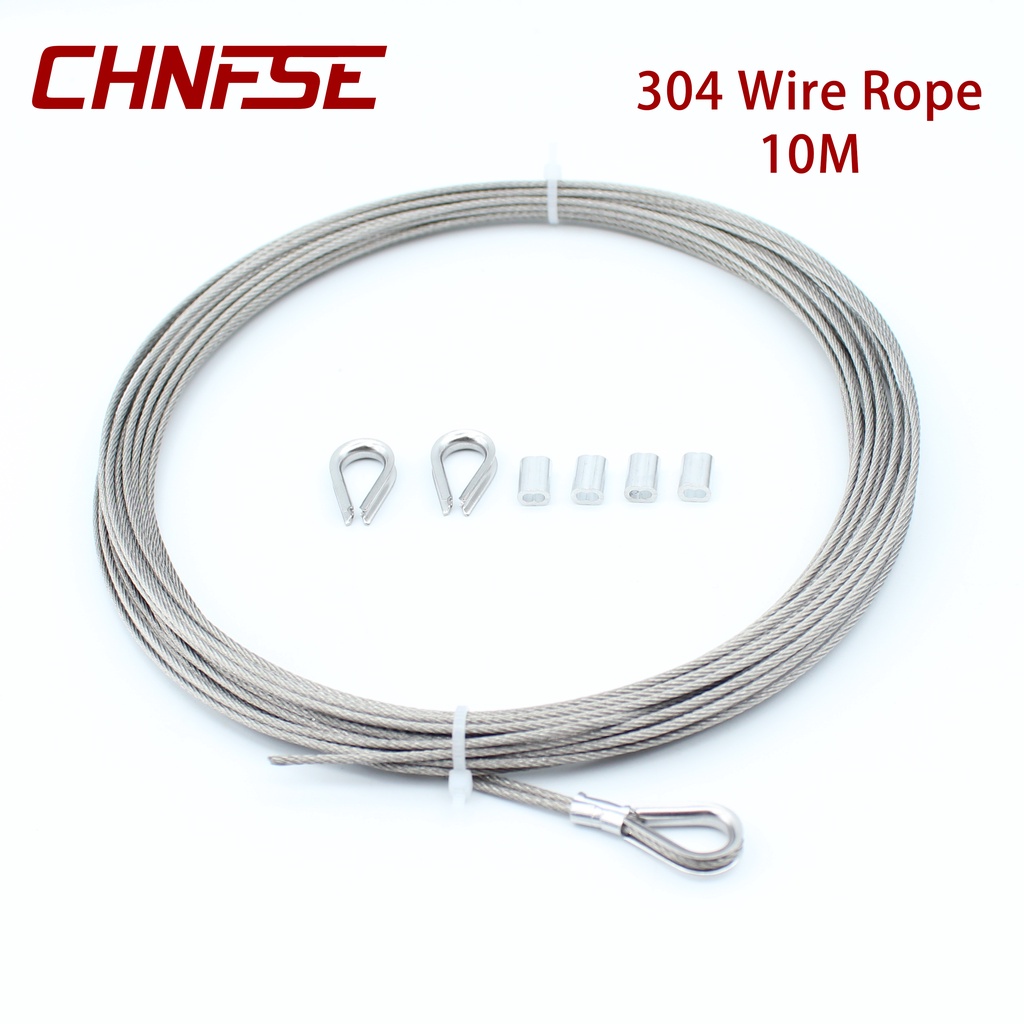 High-Strength 304 Stainless Steel Wire Rope (1.2mm/1.5mm/2.0mm ...