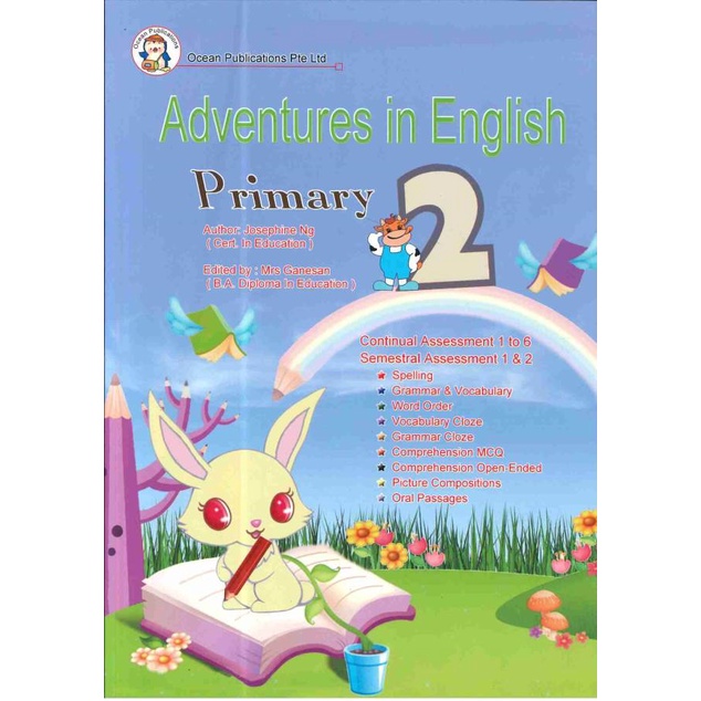 Adventures In English Primary 2 | English Exercise Book Primary 2 ...