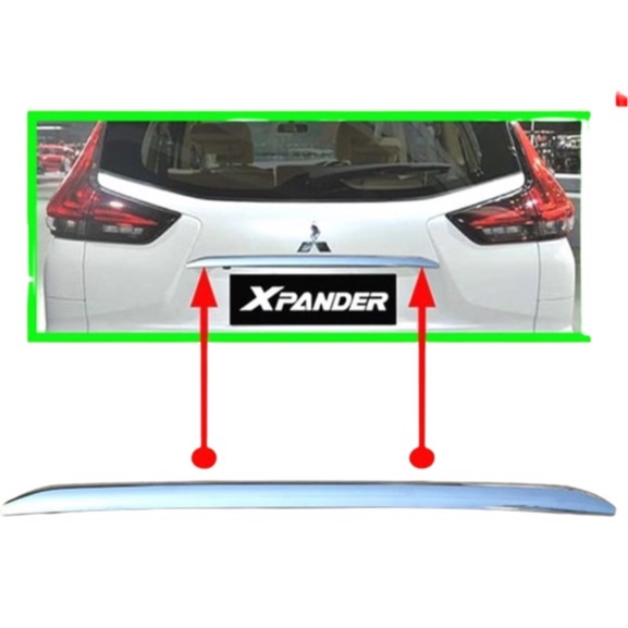 Trunklid/list Of CHROME PREMIUM XPANDER Rear Door Luggage Trim | Shopee ...