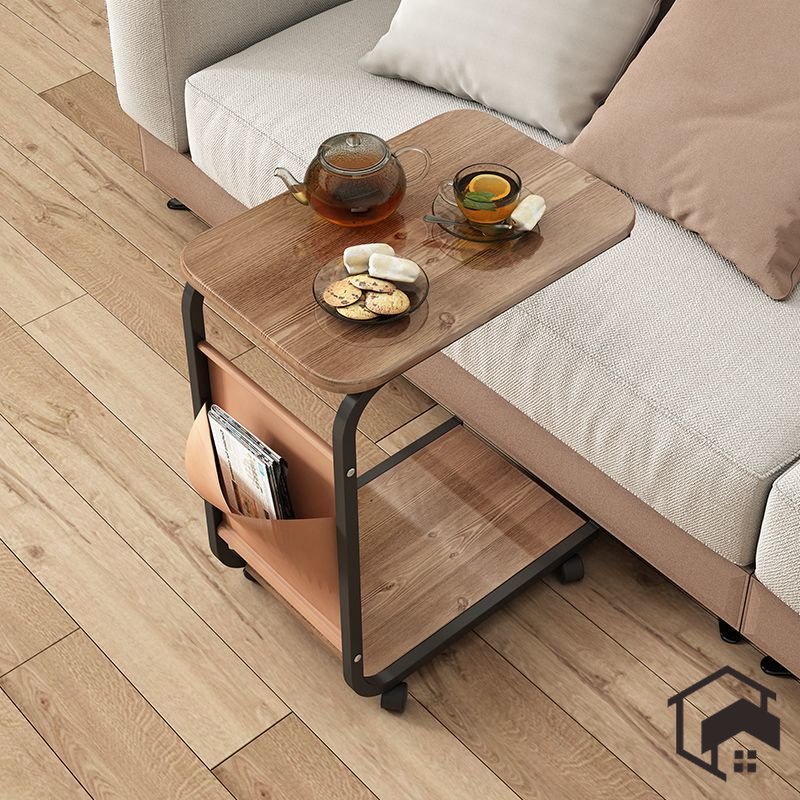 Side Table Movable Small Coffee Table Simple Mini Sofa Side Table Side ...