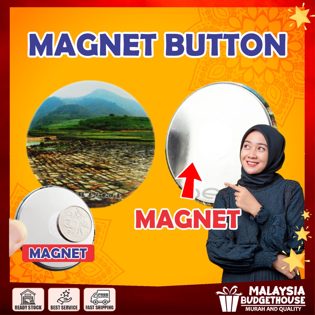 [BEST IN PERAK] Button Badge Magnet |Button Badges|Button Badges Custom ...