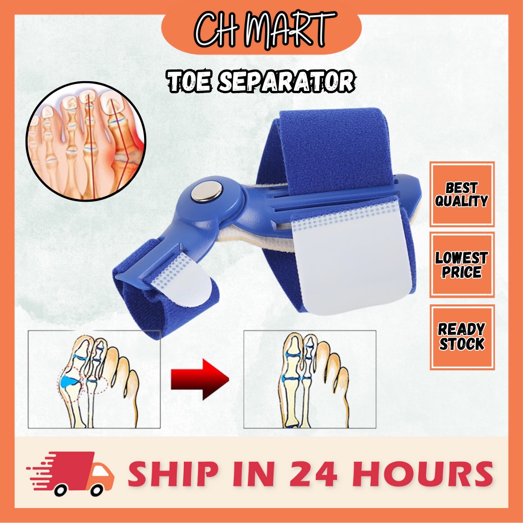 Toe Separator Blue Foot Care Hallux Valgus Orthopedic Bone Finger ...
