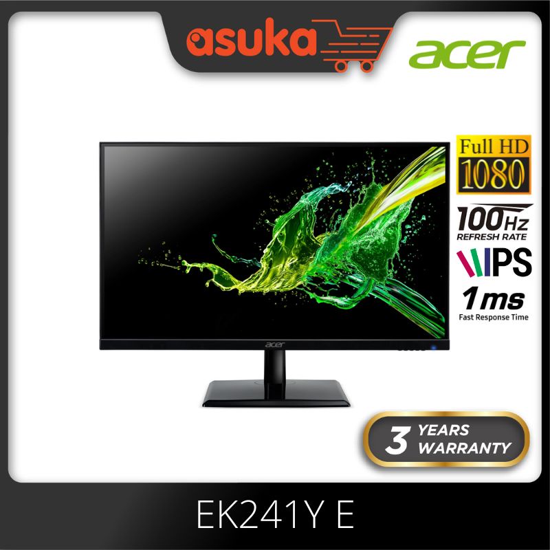 Acer EK241Y E 23.8" IPS 100Hz 1ms FHD Monitor | Shopee Malaysia