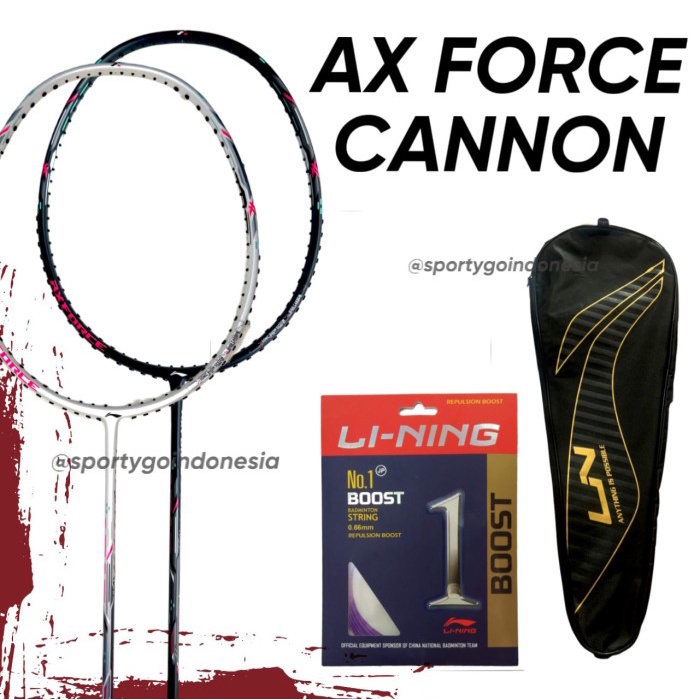 Badminton Lining AX FORCE CANNON Racket/Li-Ning AXFORCE Original ...