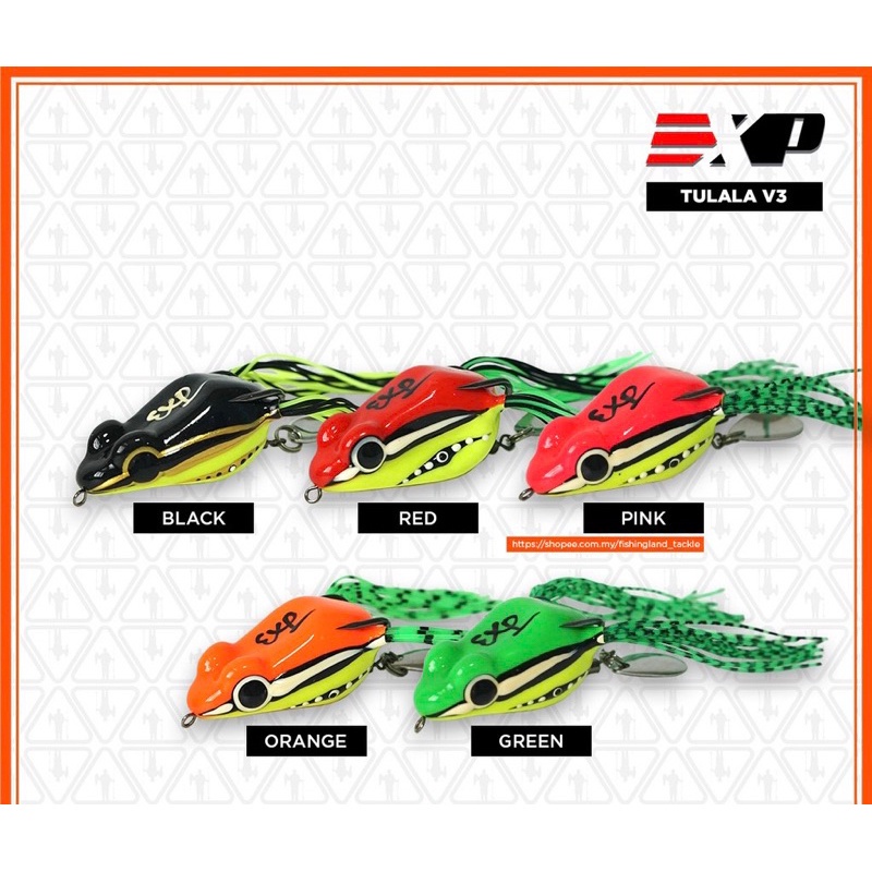 EXP Tulala V3 Skirt Frog Snakehead Fishing Lure Rubber Soft Frog katak ...