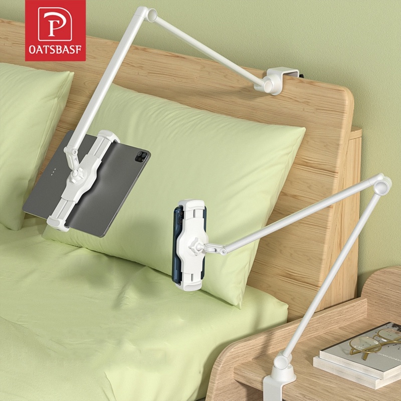 OATSBASF Aluminum Long Arm Desktop Mount Holder with Adjustable Damper ...
