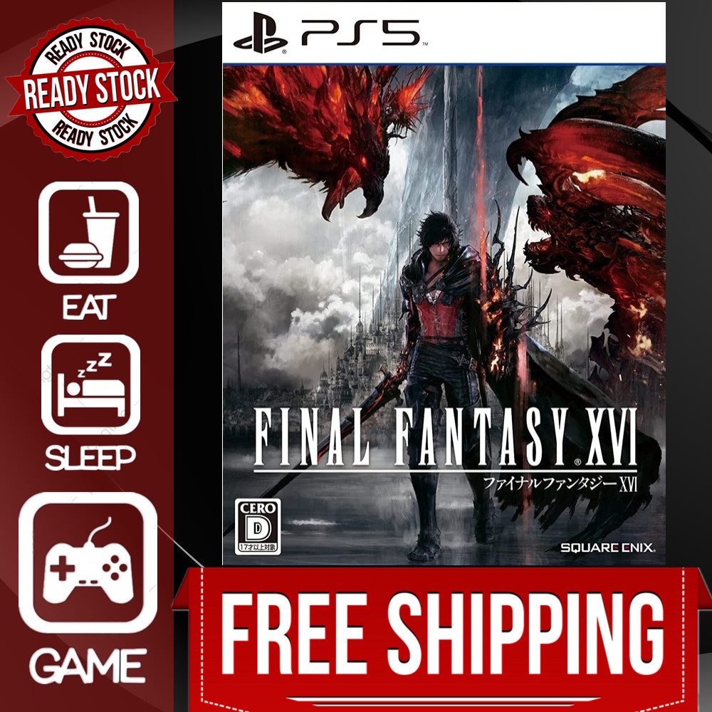PS5 Final Fantasy XVI (English*Disc*New Seal) Final Fantasy 16 最终幻想 XVI ...