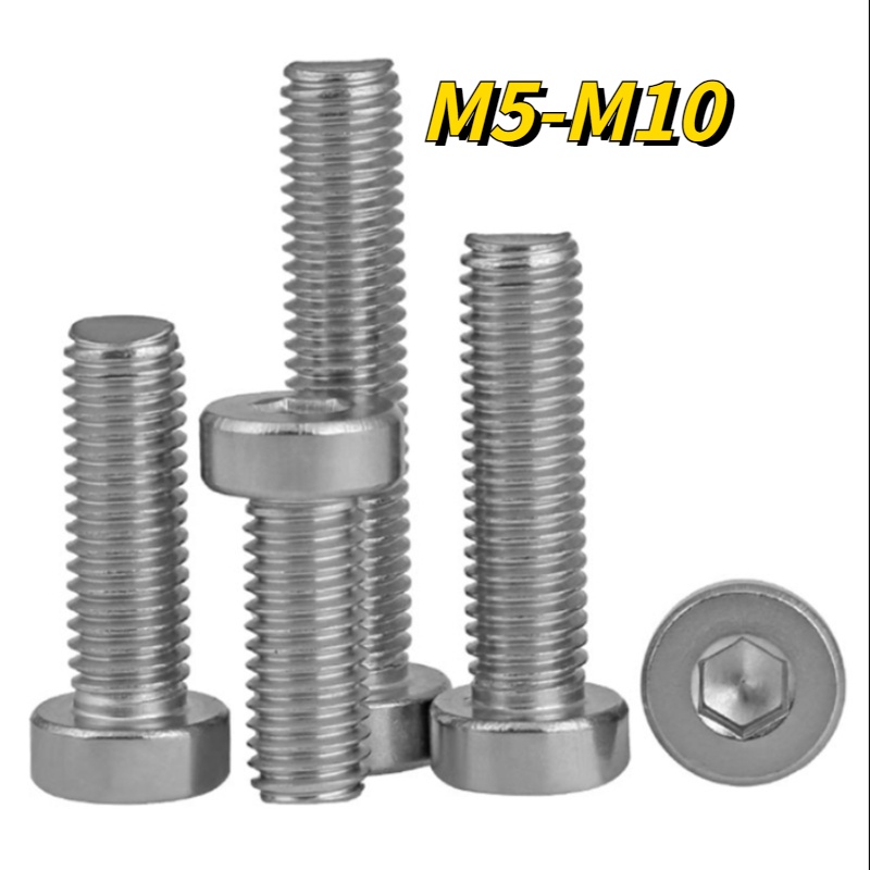 [XNY]] Sus304 Thin Head Hexagon Socket Screw Stainless Steel ...