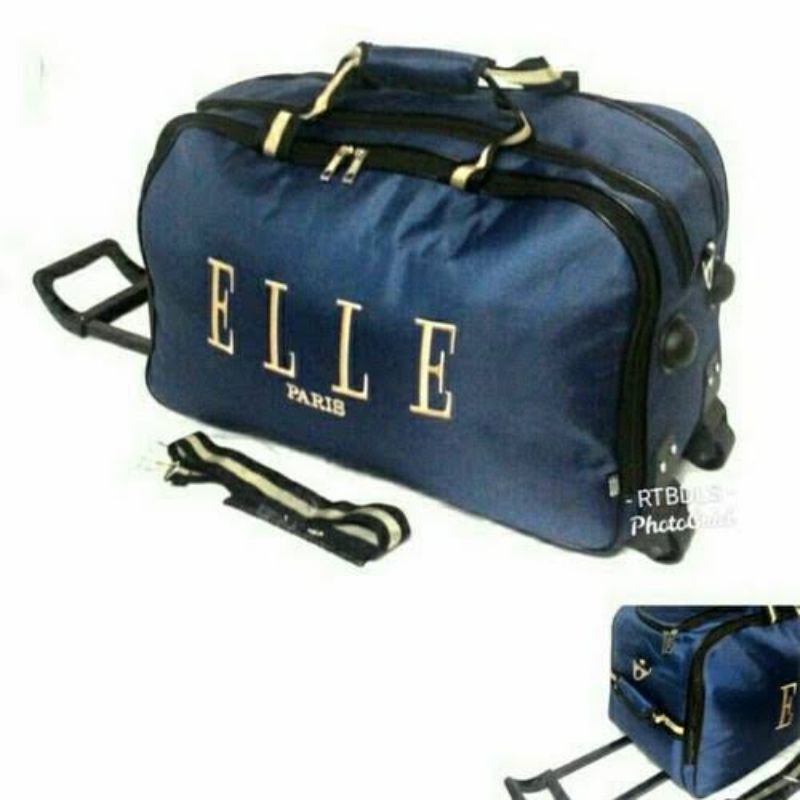 Elle Trolley 2-Wheel Clothes Bag Elle Multi-Purpose Travel Bag Jumbo ...