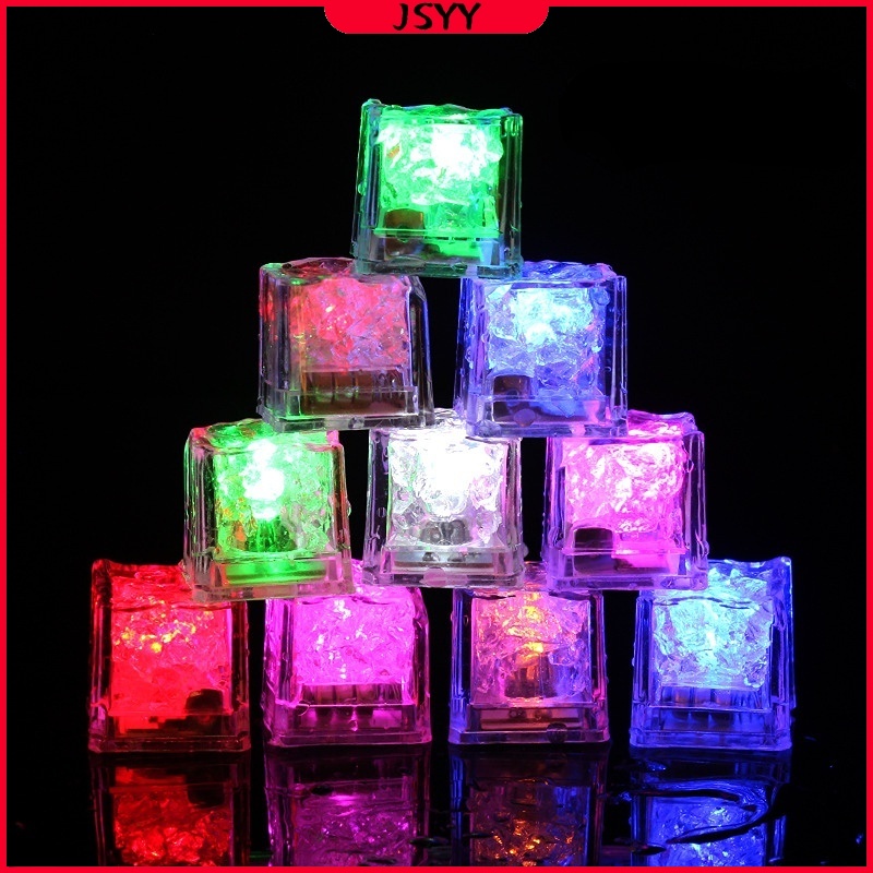 (Including Battery) Ice Cubes With LED Glitter Lights That In Water For ...