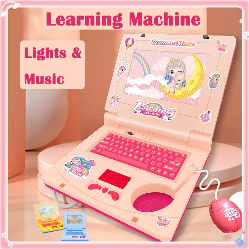 Kids Laptop Computer with Mouse Learning Machine Early Learning Learner ...