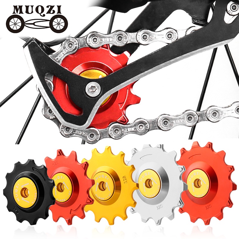 MUQZI 11T 12T 13T 14T Rear Derailleur Jockey Wheel MTB Bike RD Ceramic Guide Pulley For 7 8 9 10 ...