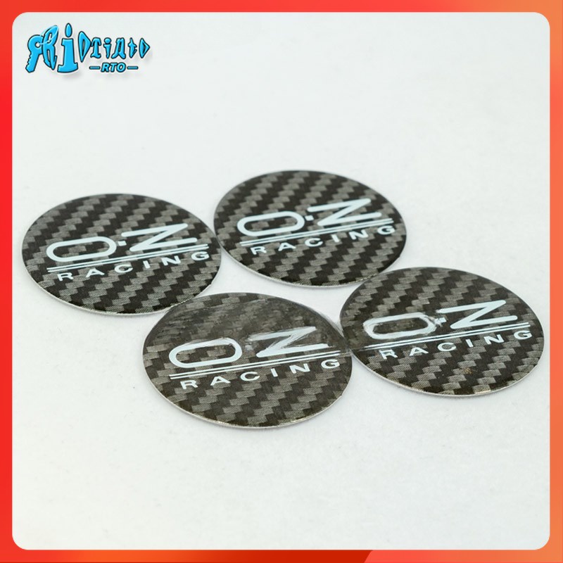 RTO 4PCS/lot 45MM Car Wheel Center Cap Emblem Sticker For OZ RACKING ...