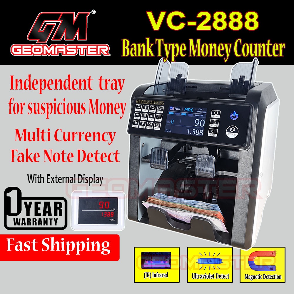Geomaster Bank Type Mix Value Counter Value Counter Bill Counter VC ...