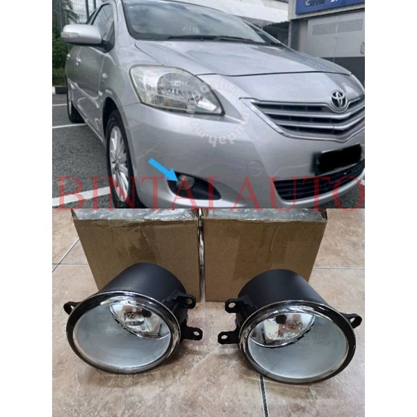 TOYOTA NCP93 VIOS 2007-2010 FRONT FOG LAMP ASSY/ SPORT LIGHT ALTIS, ESTIMA, CAMRY, AVANZA, WISH ...