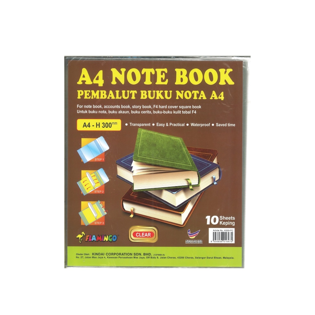 Flamingo H300-PC A4 Note Book Cover 300mm (10s'/pkt) | Shopee Malaysia