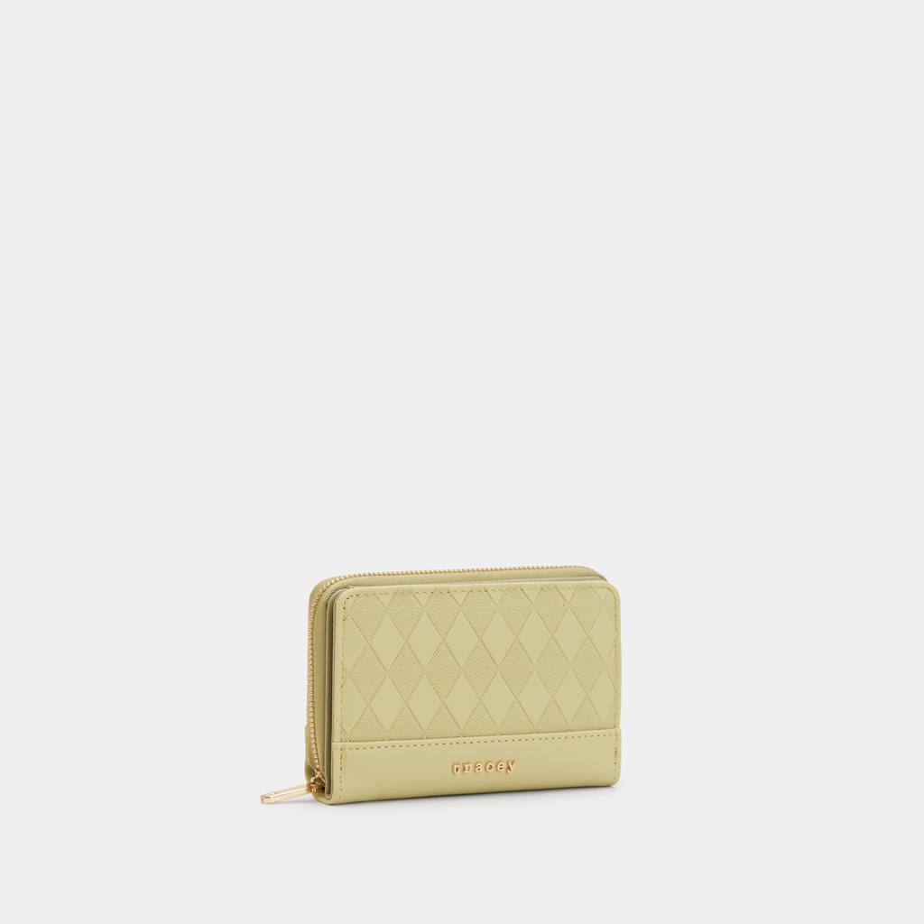 Tracey Diamond Embroidery Short Wallet | Shopee Malaysia