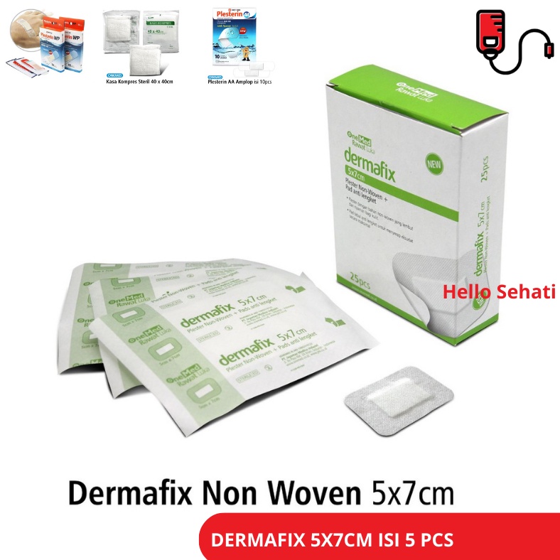 Onemed Dermafix Plaster 5x7 Waterproof Wound Cover Plaster Plaster ...