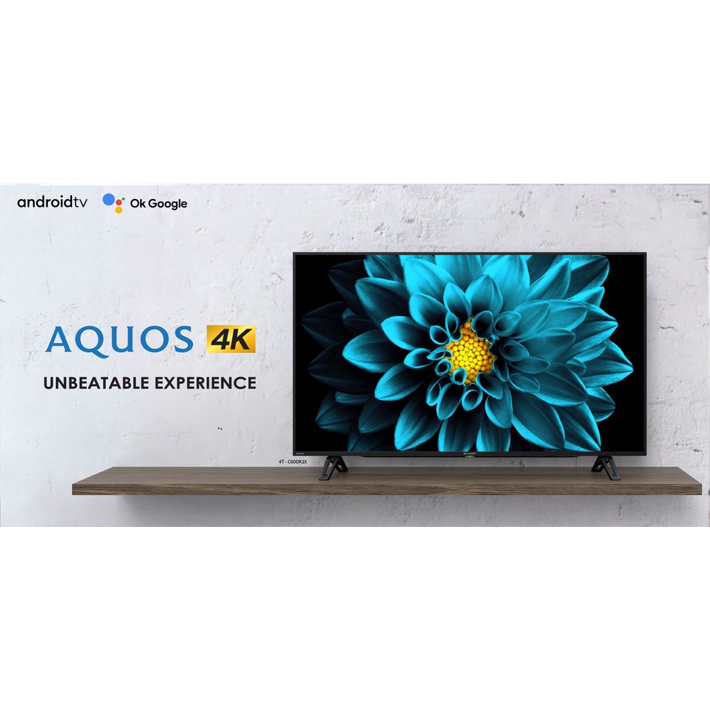 Sharp 60 Inch 4K UHD Android Smart Internet LED TV DVB-T2 4TC60DK1X ...