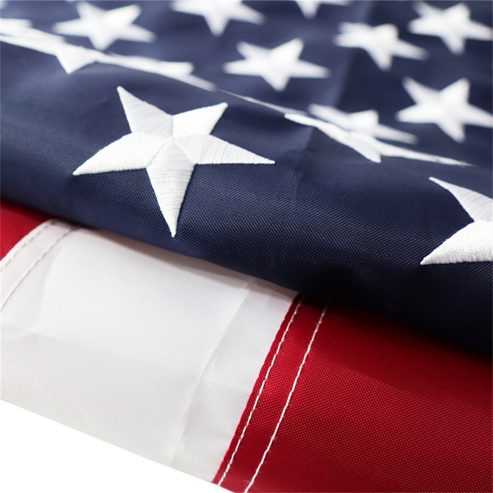 American Flag for 3x5 FT Outdoor US Flags Embroidered Stars Sewn ...