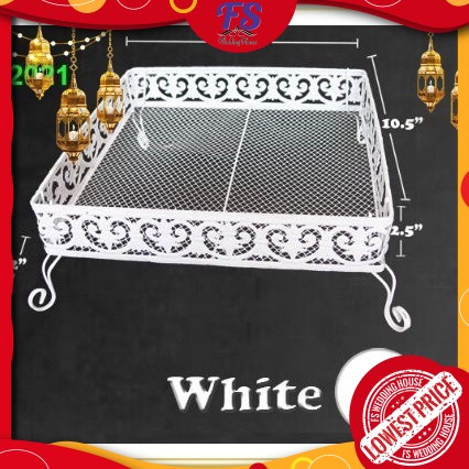 Dulang Hantaran Besi berbentuk Petak / Doorgift / Dulang Kahwin Bunga ...