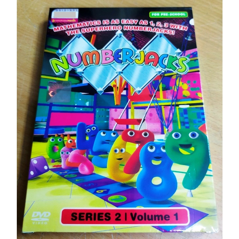 Numberjacks Series 2 Vol.1 DVD Pre-School Children TV Series Age 2-5 ...
