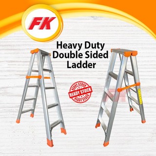 Heavy Duty Aluminium Double Sided Ladder (Exploit) | Shopee Malaysia