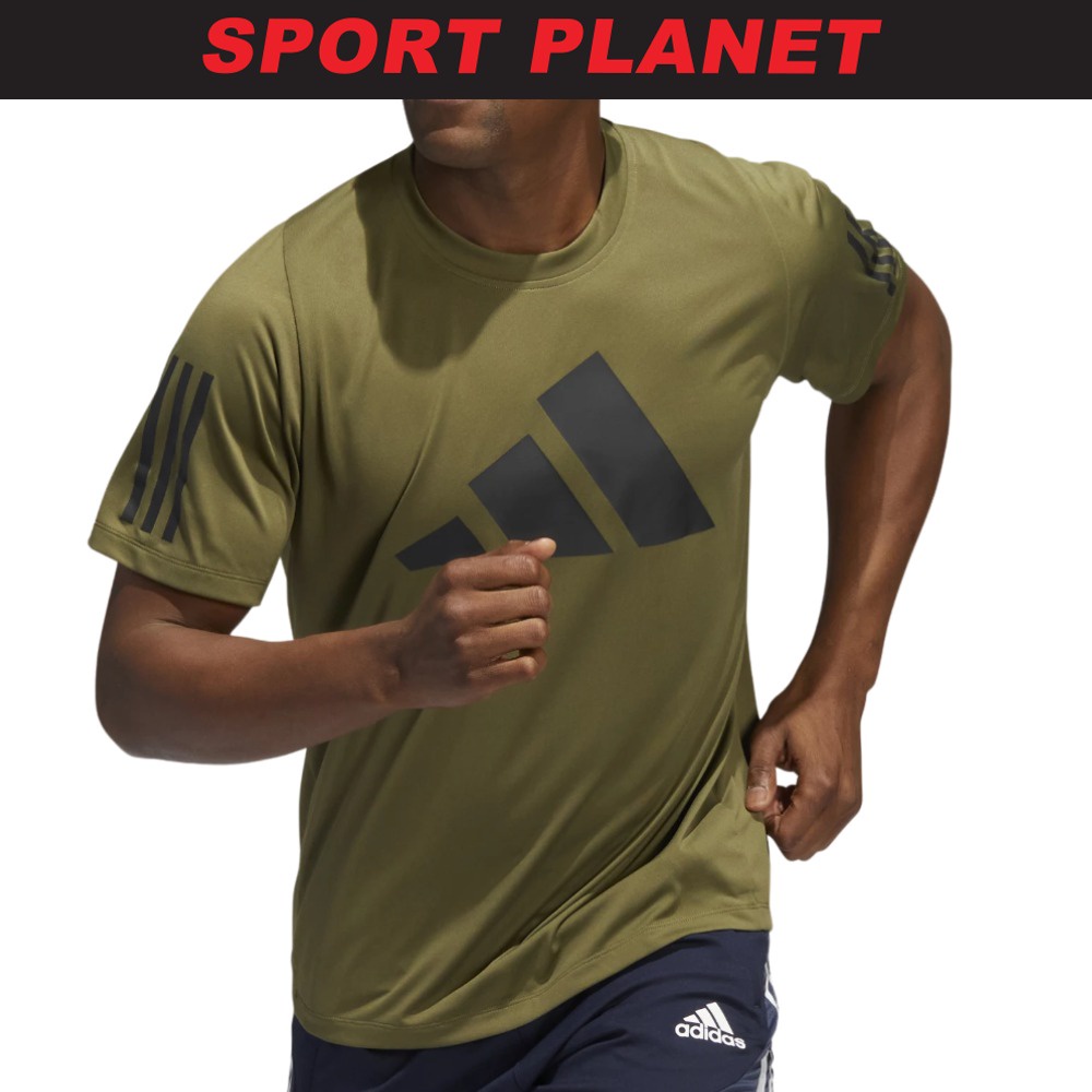 adidas Men Sportwear Training Freelift 3 Bar Tee Shirt Baju Lelaki ...