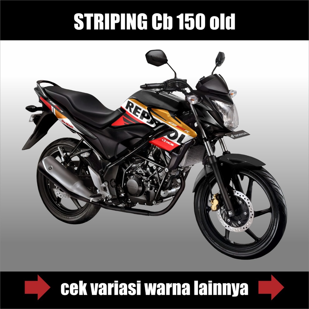 Honda Cb150R Old/Old Striping Sticker Repsol Edition - Cb150R ...