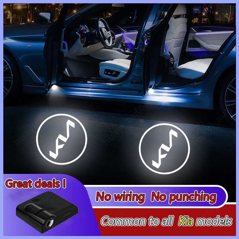 [Limited Time Offer]Kia Kn Car Door Light Welcome Light HD LED Laser ...