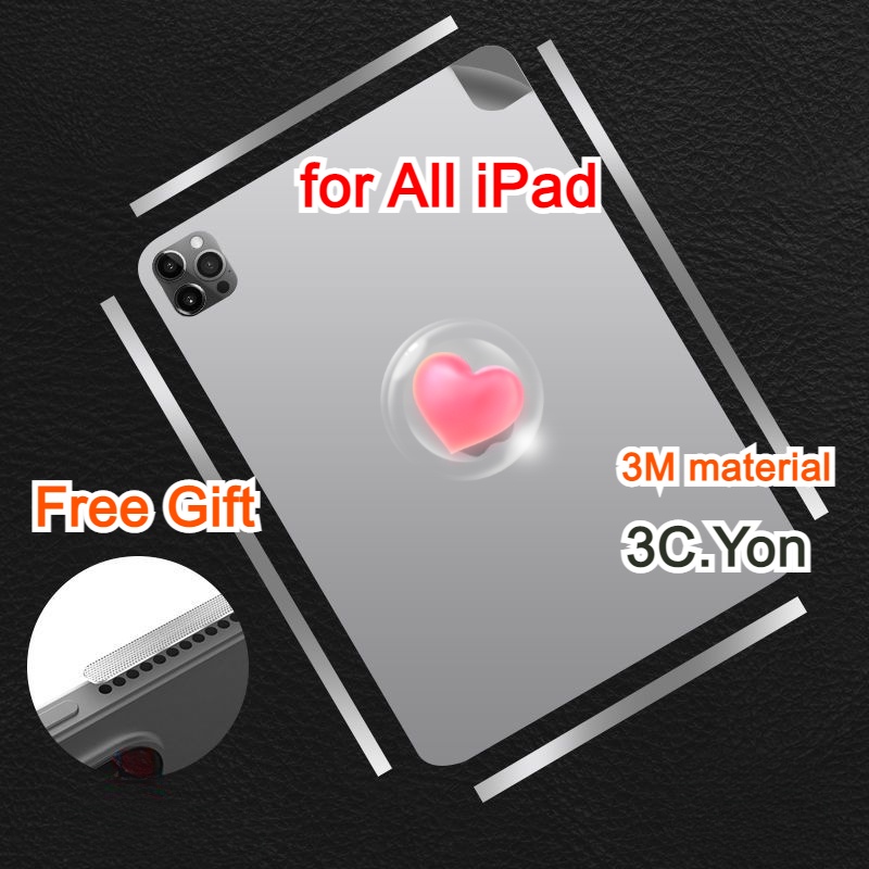 For Ipad Sticker Silver Color For iPad Pro 2022 2021 2020 2018 12.9 11 ...