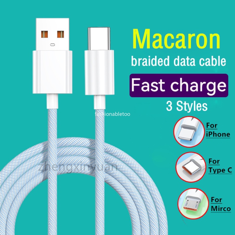 Macaron Charge 1M Data Cable Fast Quick TypeC Wire Charging Type-C ...