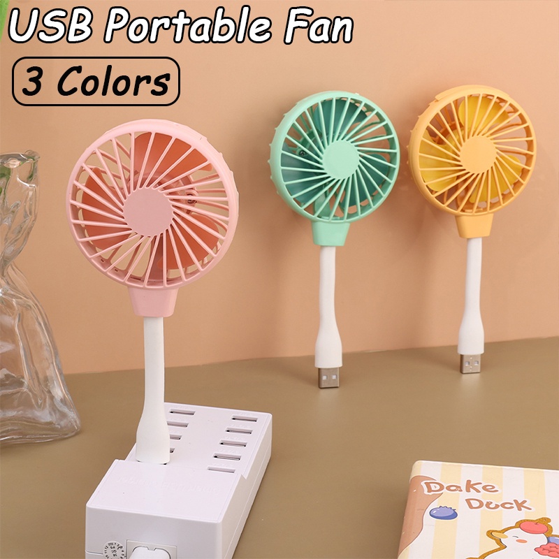 Portable 360° Adjustable USB Plug and Play Fan/ 3 Colors Summer Indoor ...