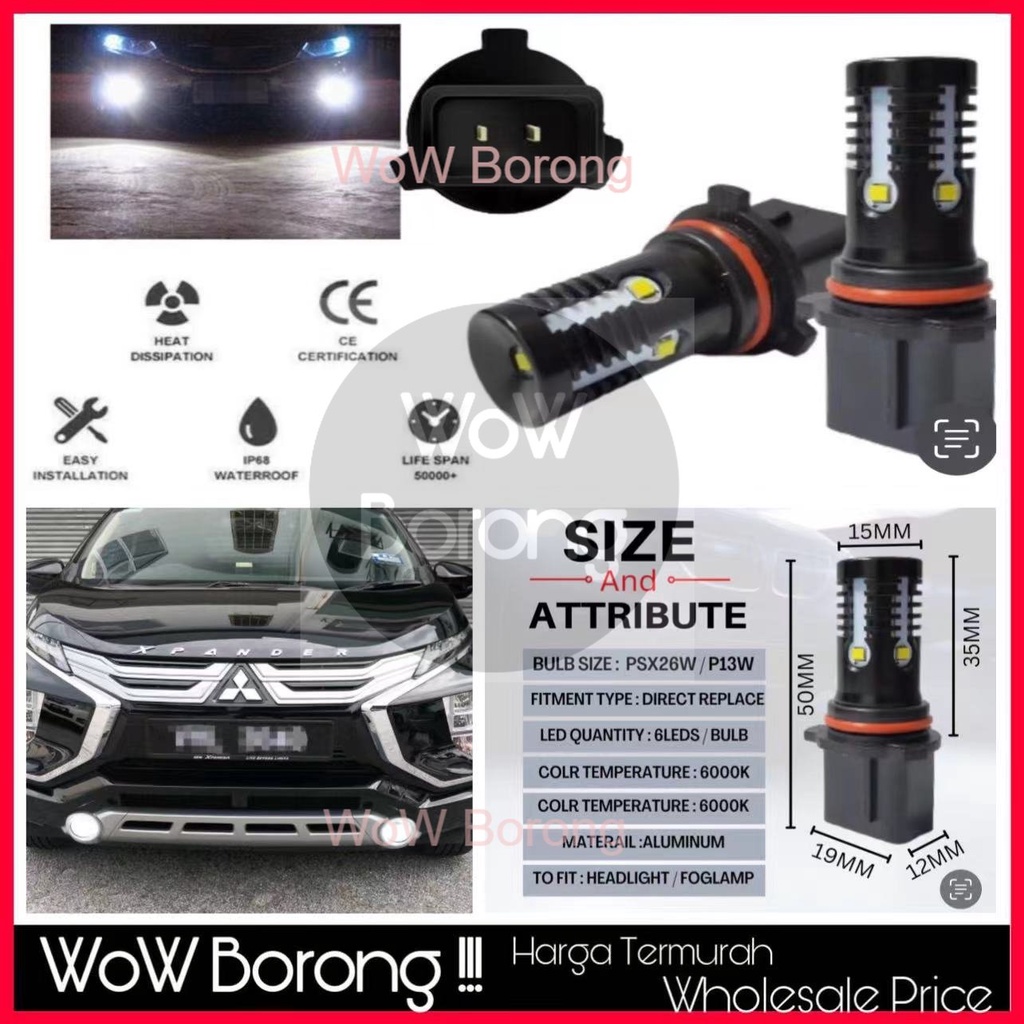 Mazda CX-5 / Mitsubishi Xpander / Mitsubishi Triton P13W DayLight LED ...