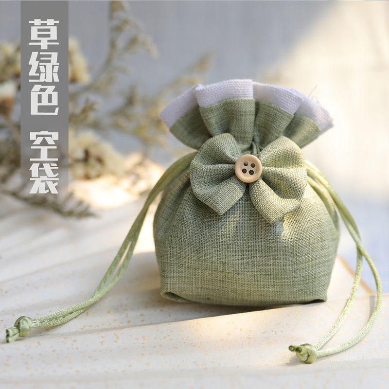 香包袋空袋子端午节香囊空包袋棉麻小布袋锦囊首饰收纳香薰袋荷包Sachet empty bag Dragon Boat Festival ...