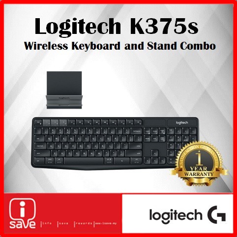 Logitech K375s Multi-Device Wireless Keyboard and Stand Combo | Shopee ...