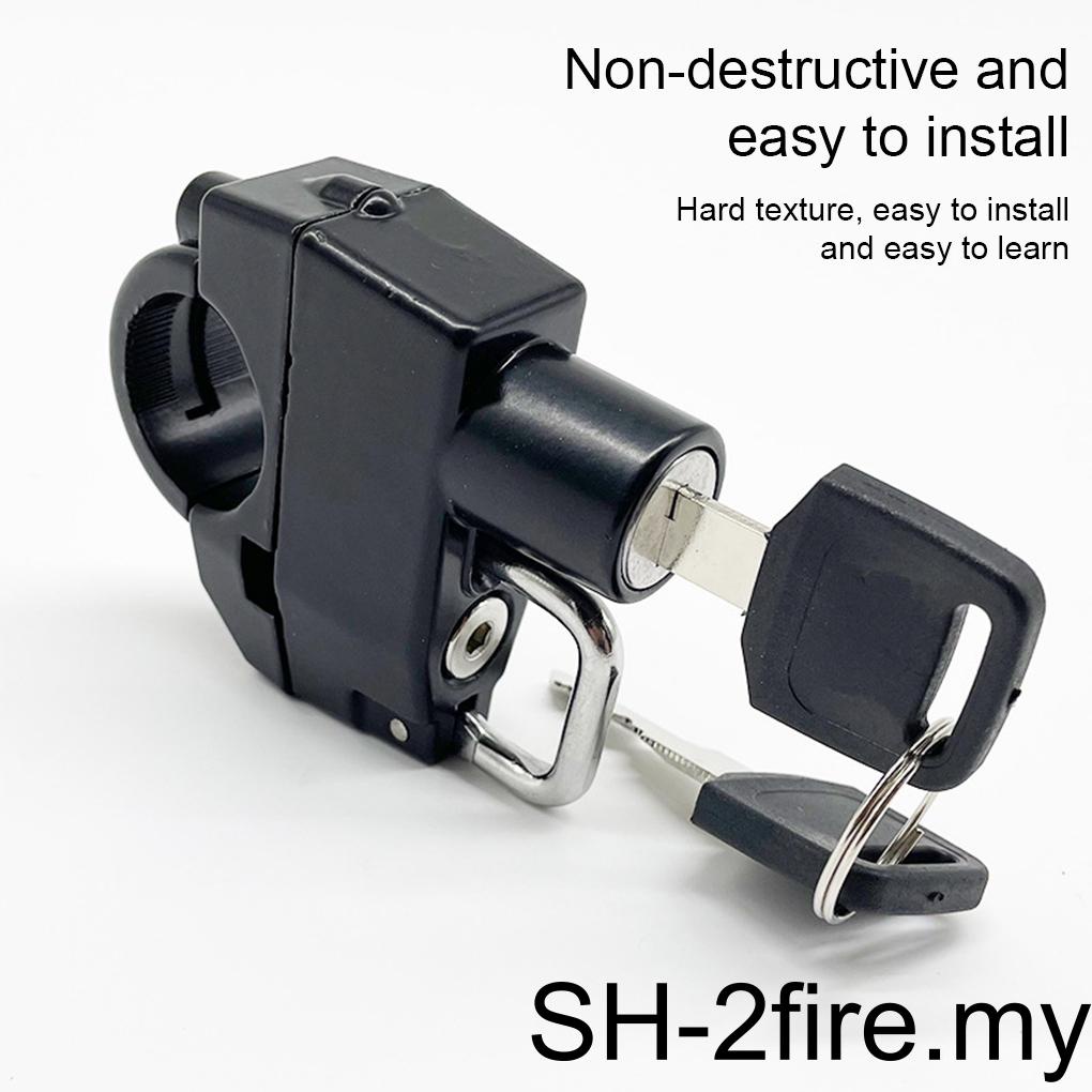 【2fire】Helmet Lock Anti-theft Locker Locking Device Rustproof Fine ...