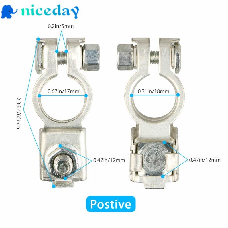 Battery Terminal Cable Clamp for Toyota 2PCS with Red and Black ...