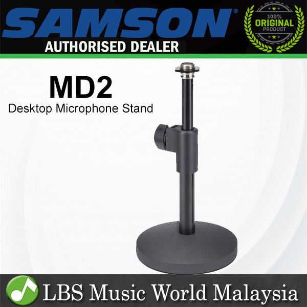 Samson MD2 Desktop Microphone Stand Adjustable Mic Holder | Shopee Malaysia
