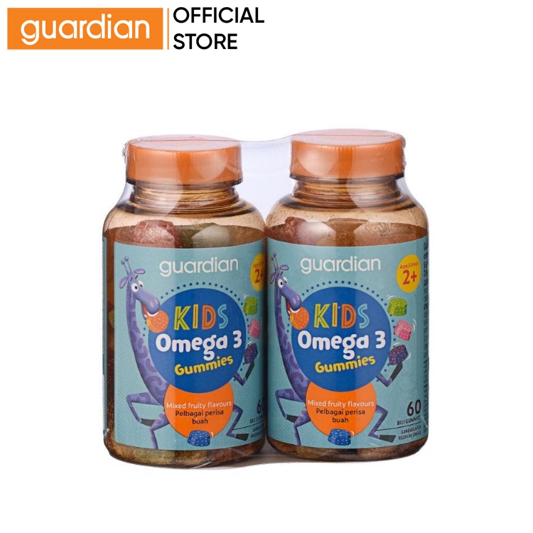 Guardian Kids Gummies Omega 3 (60's x 2) | Shopee Malaysia