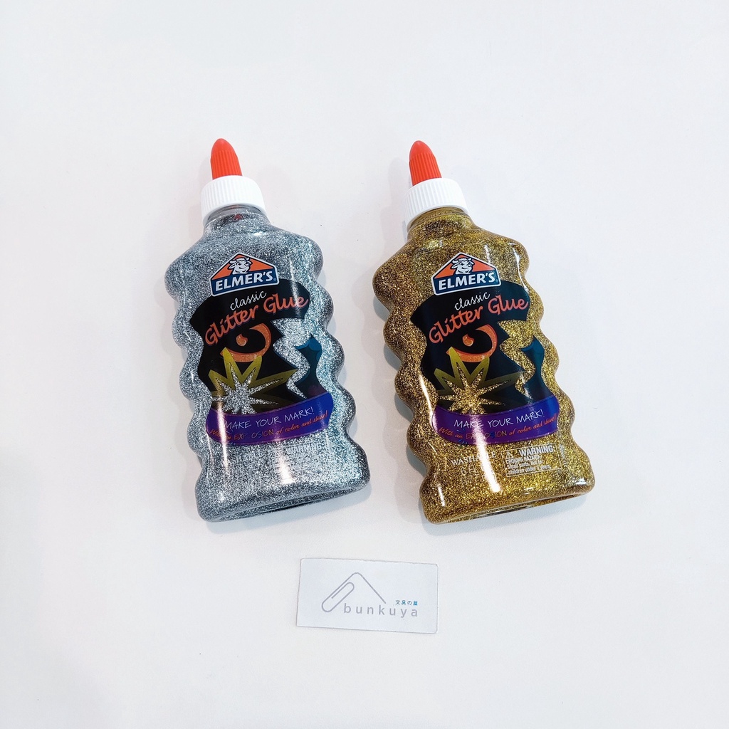ELMER'S Classic Glitter Glue 177ml (Silver/Gold) | Shopee Malaysia