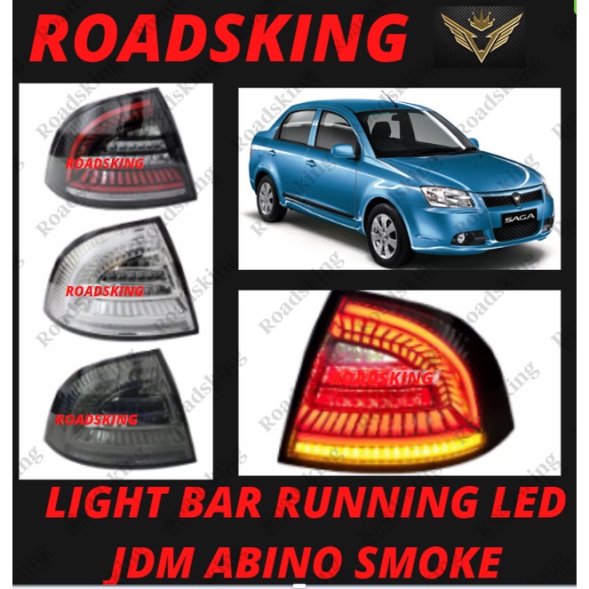 NEW MODEL PROTON SAGA BLM TAIL LAMP LIGHT BAR RUNNING LED JDM ABINO ...