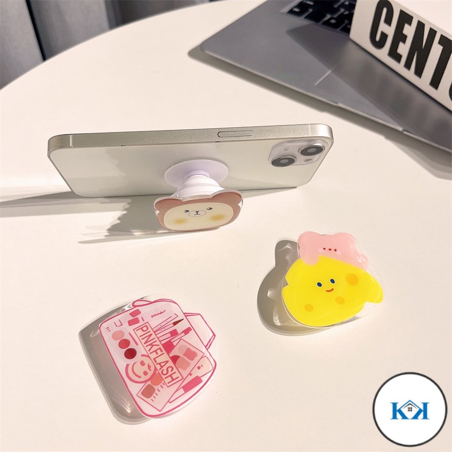 KK 3D Cartoon Bracket Phone Grip Korea Style Airbag Mobile Phone Holder ...