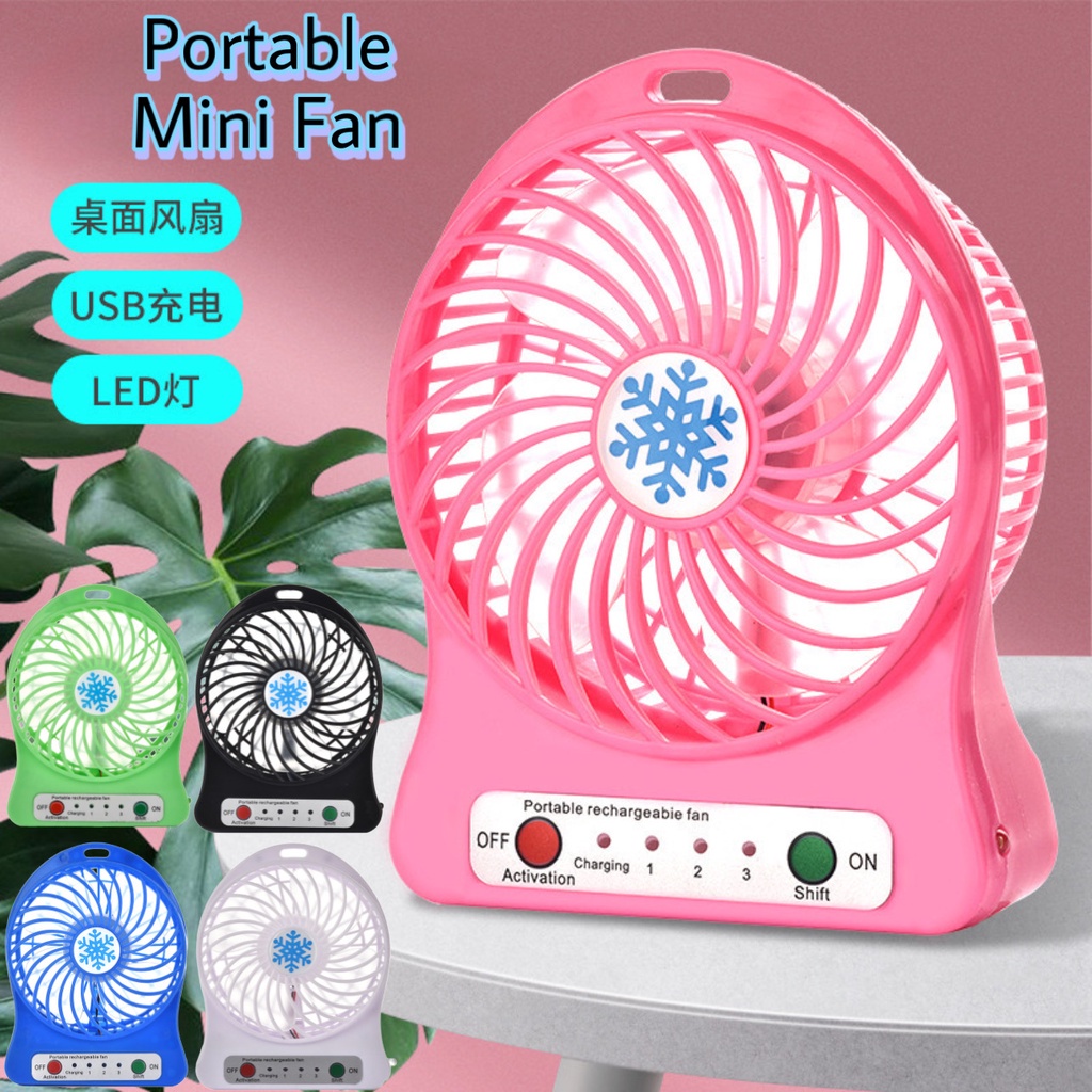 Portable Rechargeable Mini Fan Kipas Angin Kuat Kipas Mini Strong Wind ...
