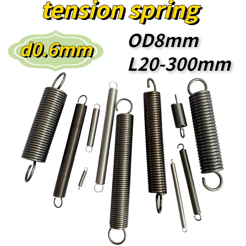 【XNY】 tension spring open/closed hookWire diameter 0.6mm tension spring ...