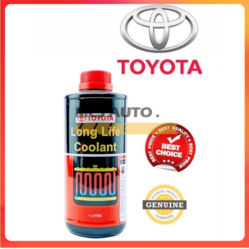 TOYOTA LONG LIFE RADIATOR COOLANT 1 LITRE ORIGINAL | Shopee Malaysia